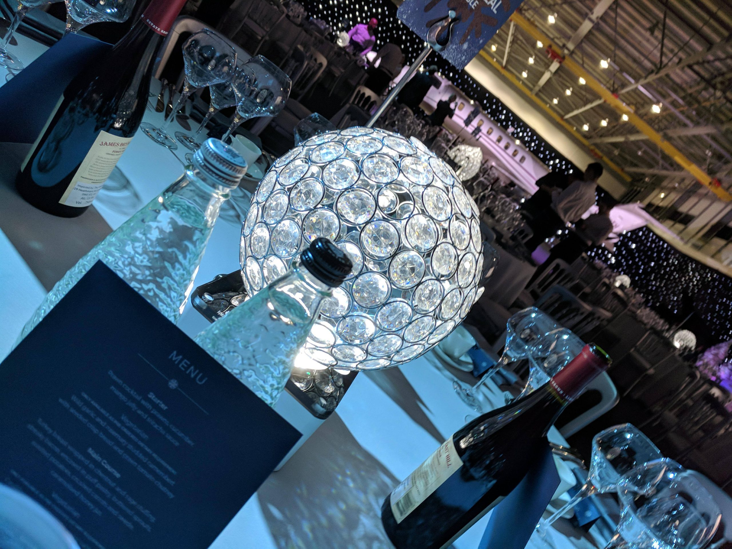 Crystal Globe Low Centerpieces - Table Art